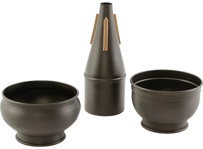 Trumpet mute TrumCor Adjustable Aluminum Cup - Mute with adjustable normal and bowl cups