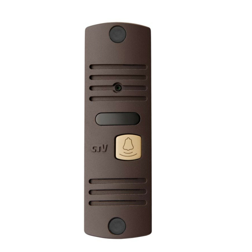 Вызывная панель для видеодомофонов CTV-D40 2МП, 1080p, угол обзора 70гр по горизонтали, ИК подсветка (коричневая)