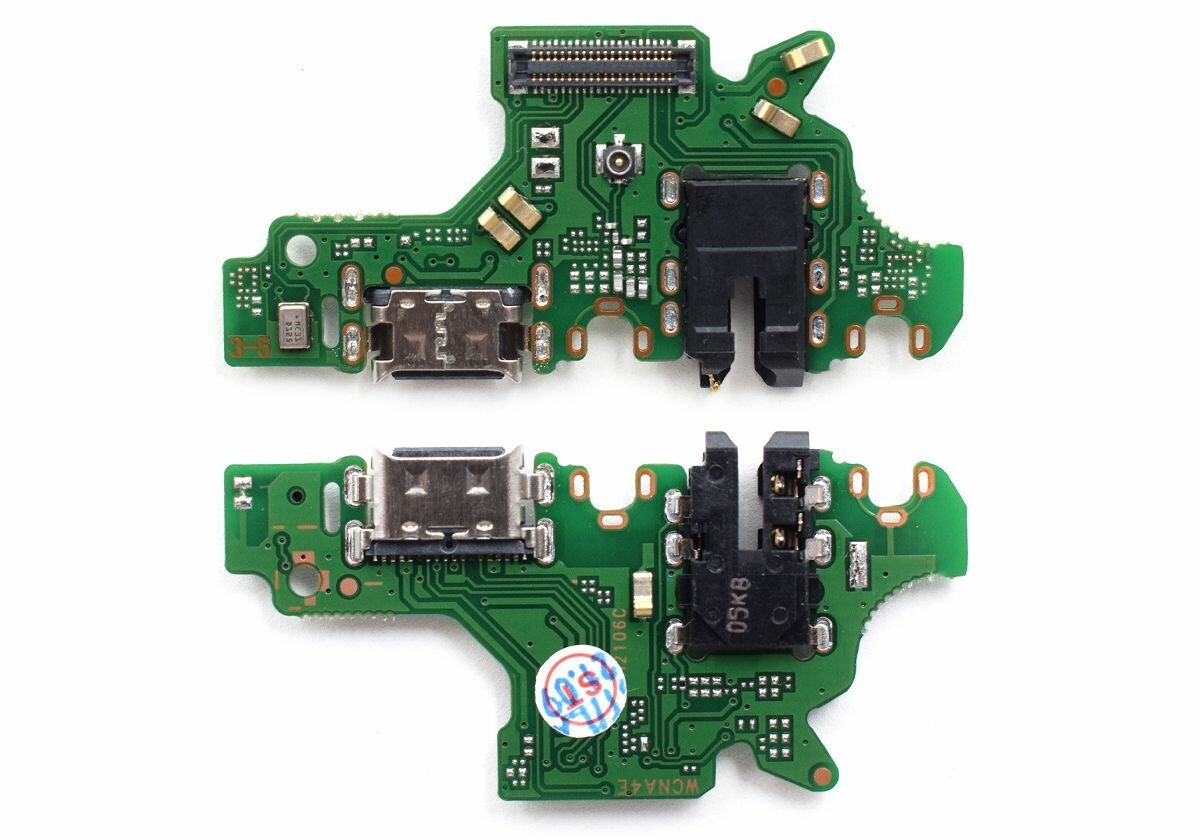 Нижняя плата для телефона Huawei P30 Lite/Honor 20S (MAR-LX1/LX1H) с разъемом зарядки/гарнитуры/микрофон