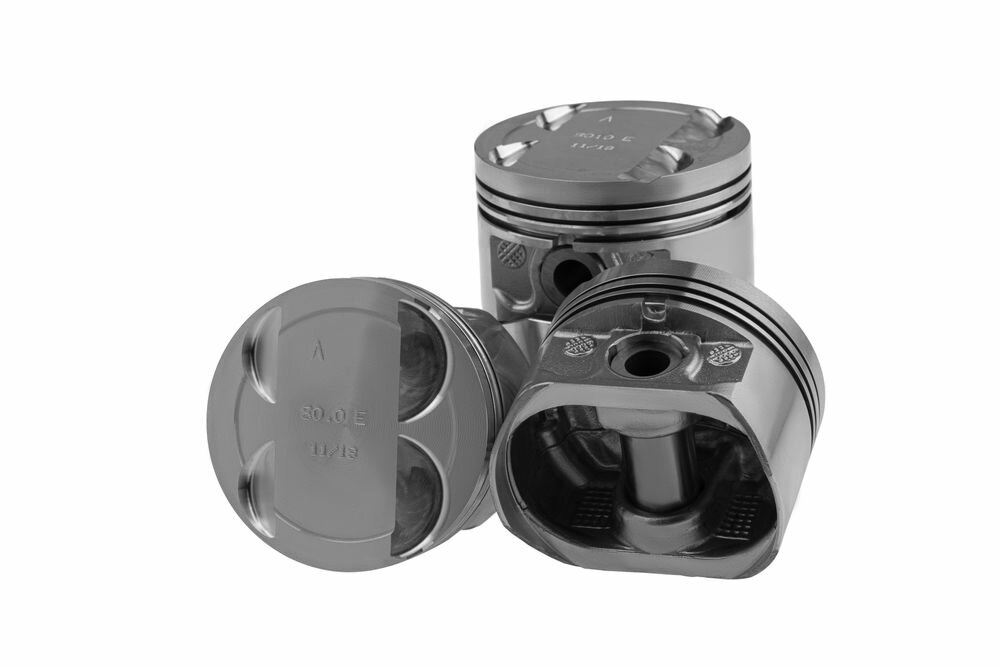 Поршни ремонтные 80.0 мм (класс E) K4M (1.6 л, 16V), комплект (4 поршня + 4 пальца) для Лада Ларгус, LECAR