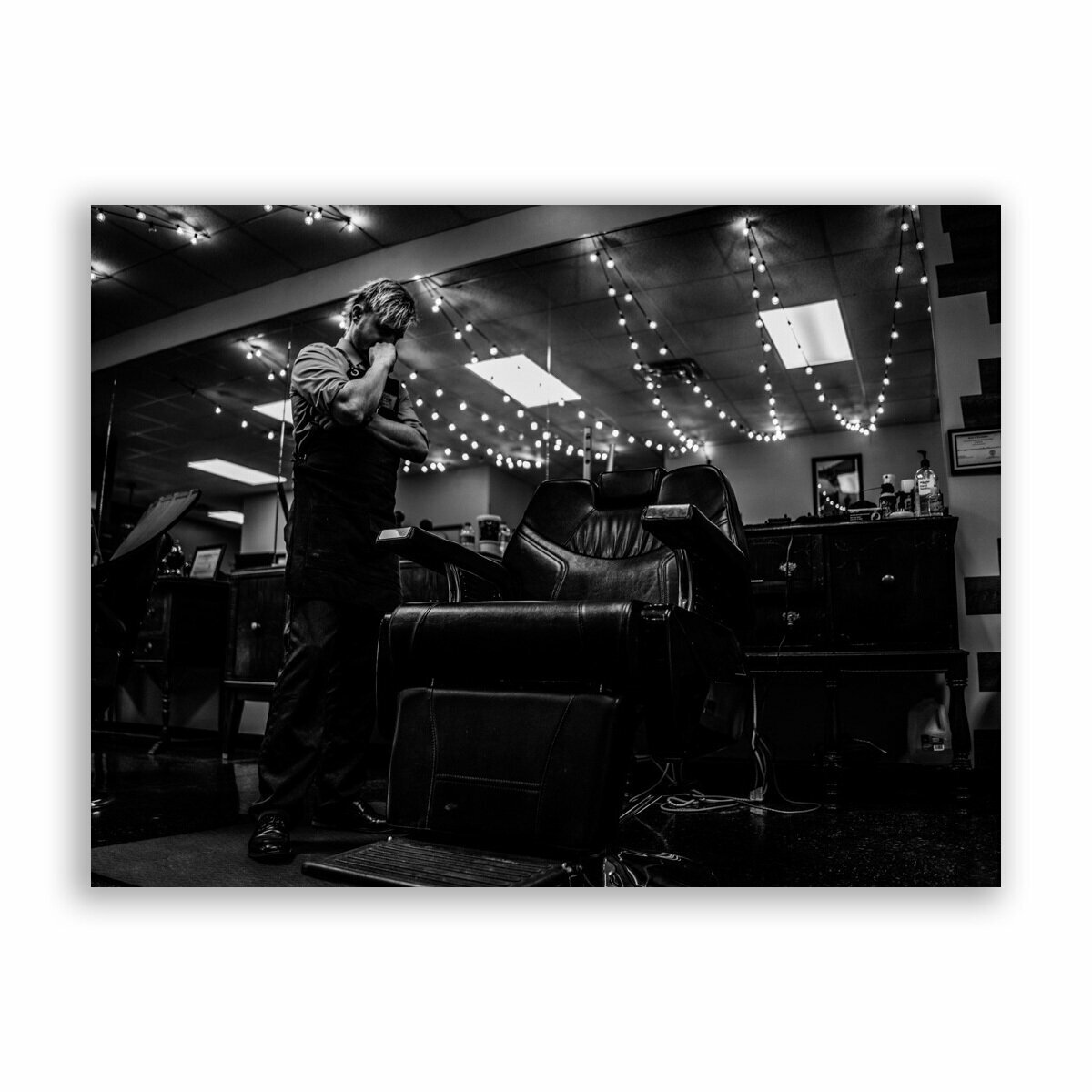 Постер, плакат на бумаге / Для Барбершопа / Размер 30 x 40 см