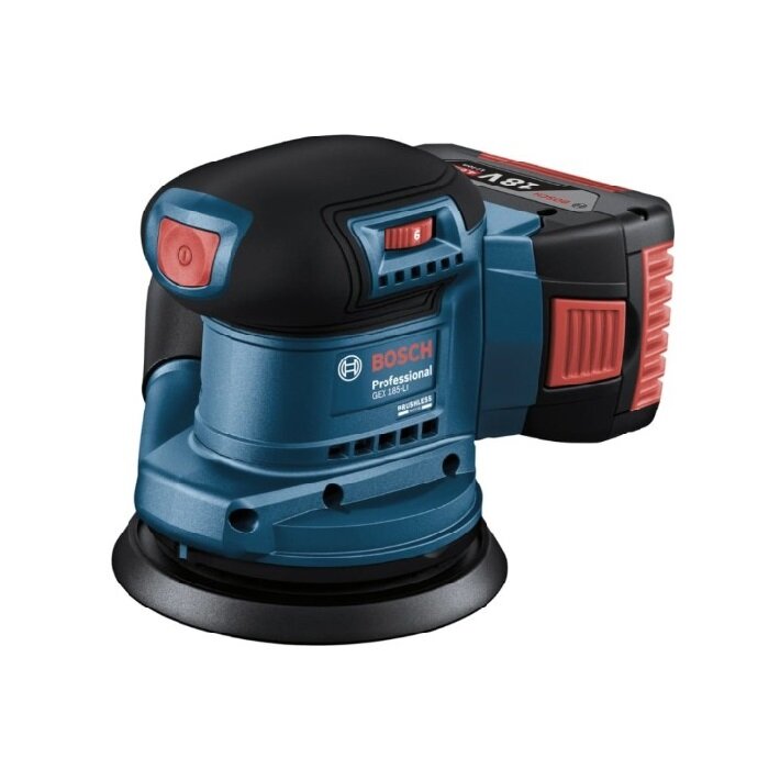 Эксцентриковая шлифовальная машина Bosch GEX 185-LI, D125мм