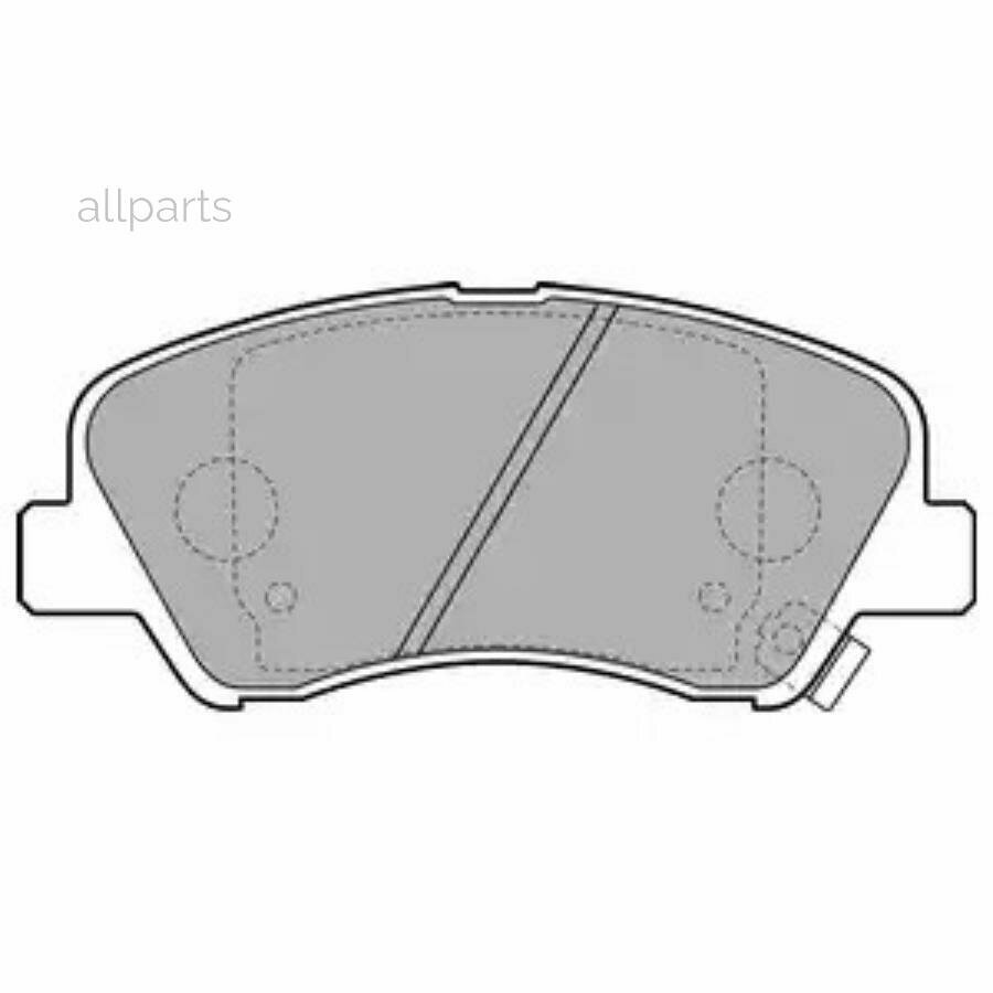 DELPHI LP2497 Delphi Колодки тормозные перед. LP2497