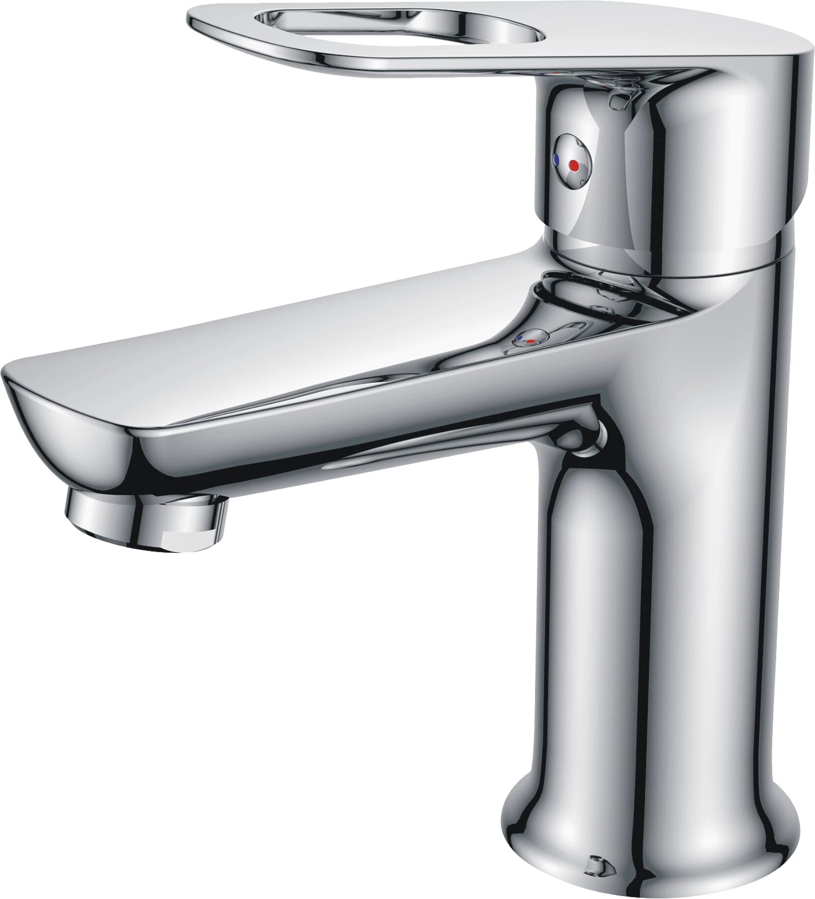 Смеситель для раковины/ умывальника RUSH Edge (ED7735-11) хром, латунь, гарантия 5 лет