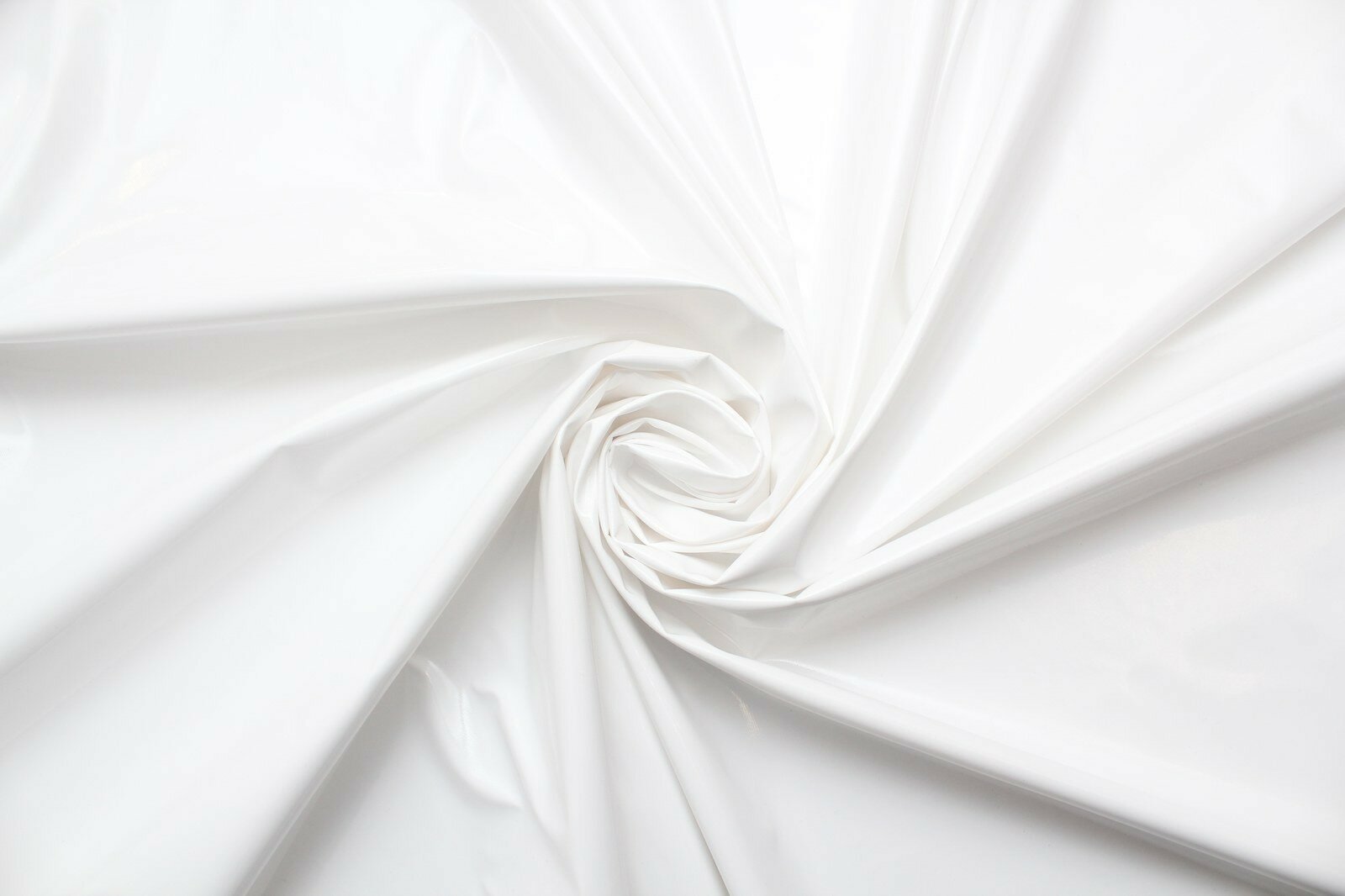 Ткань Лаке, кожа искусственная белая, 320 г/пм, ш136см, 0,5 м