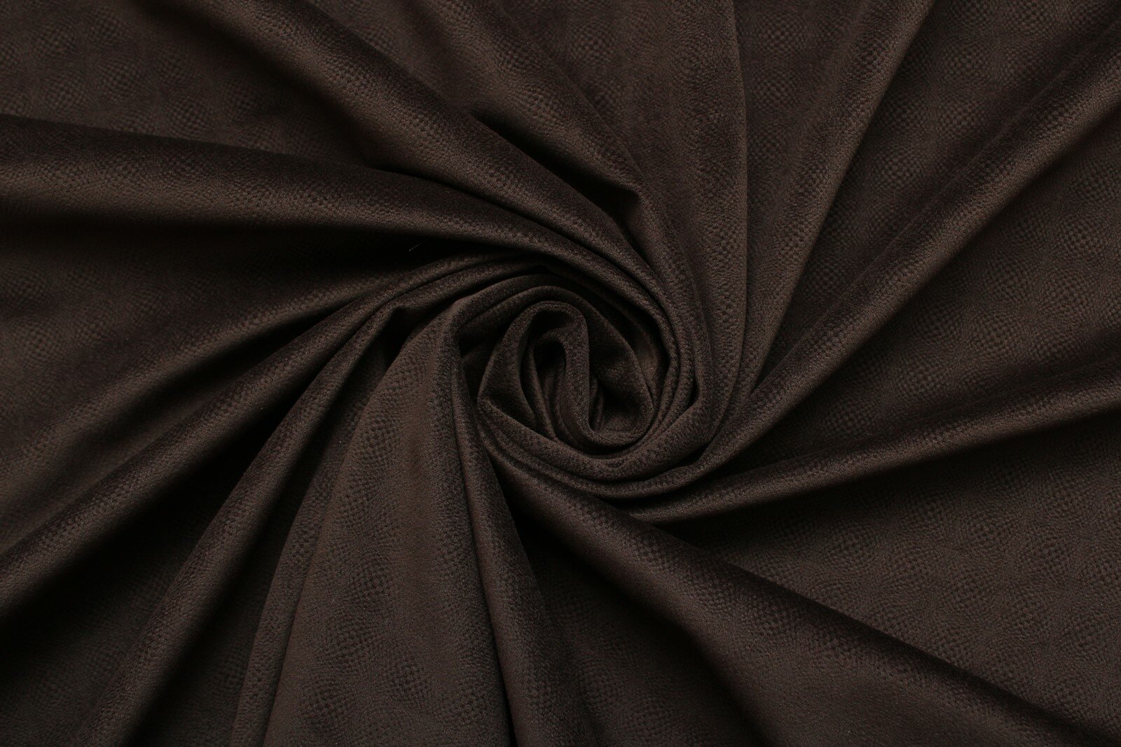 Ткань Бархат-стрейч Nino графитово-чёрный с лазерным узором, 570 г/пм, ш150см, 0,5 м