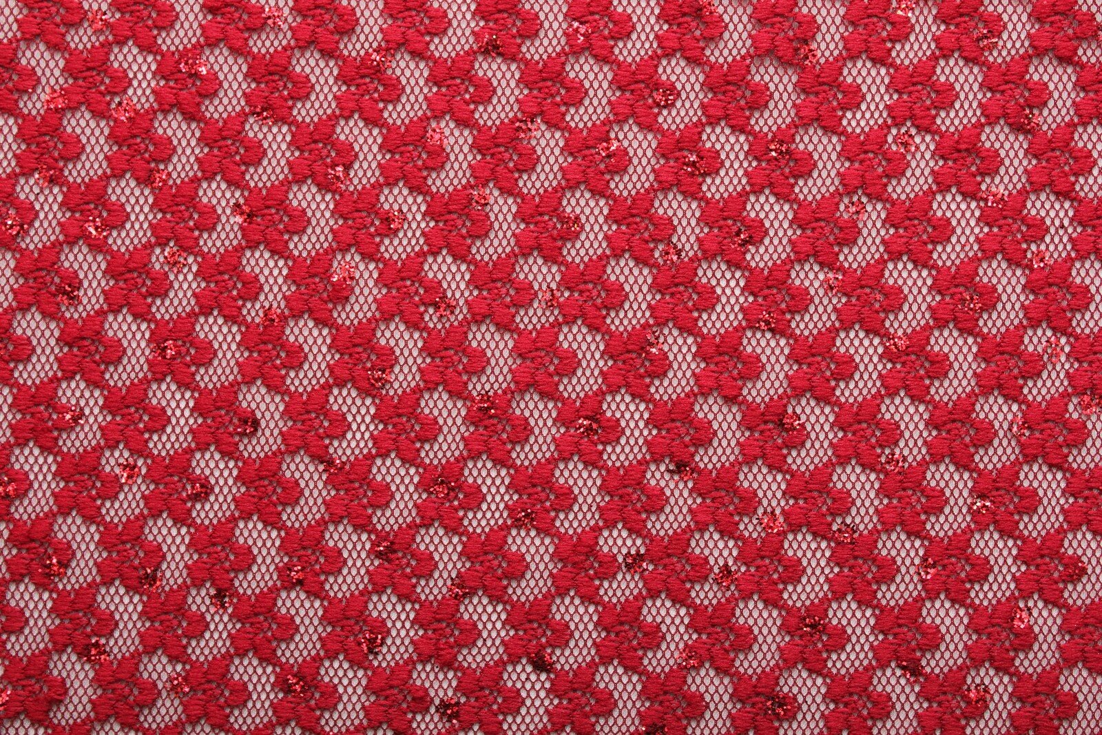 Ткань Гипюр малиново-бордовый с малиновыми блёстками, ш136см, 0,5 м