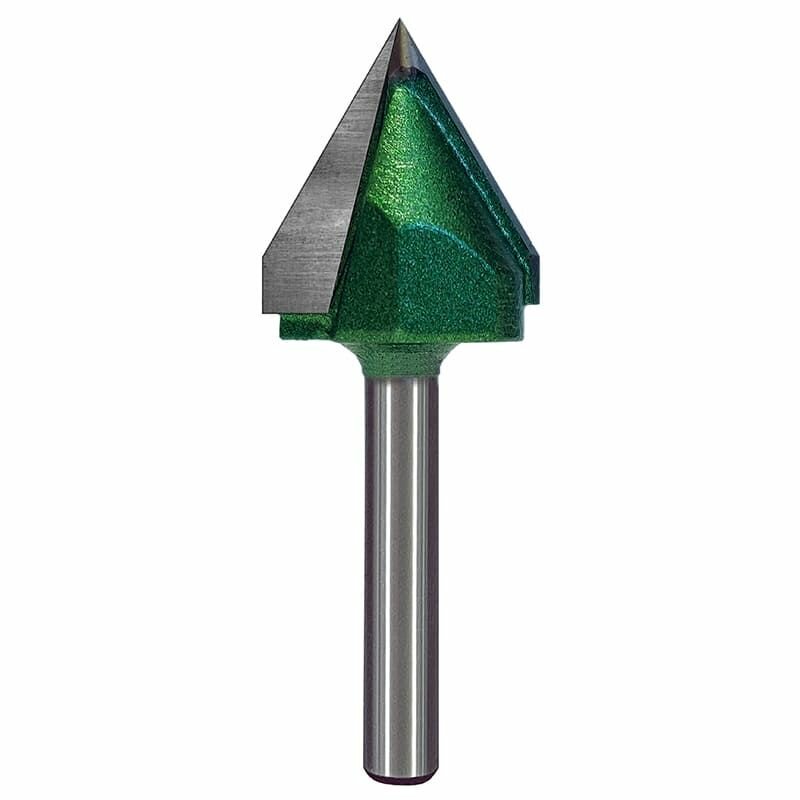 Фреза профильная для фасадов D22xH21xL59 V=60° GREENCUT BX11281