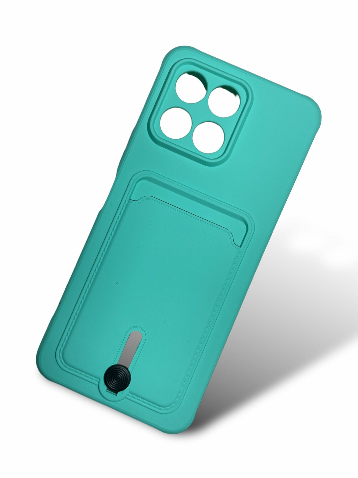 Чехол на Honor X8A (2022) / Хонор Х8А с карманом