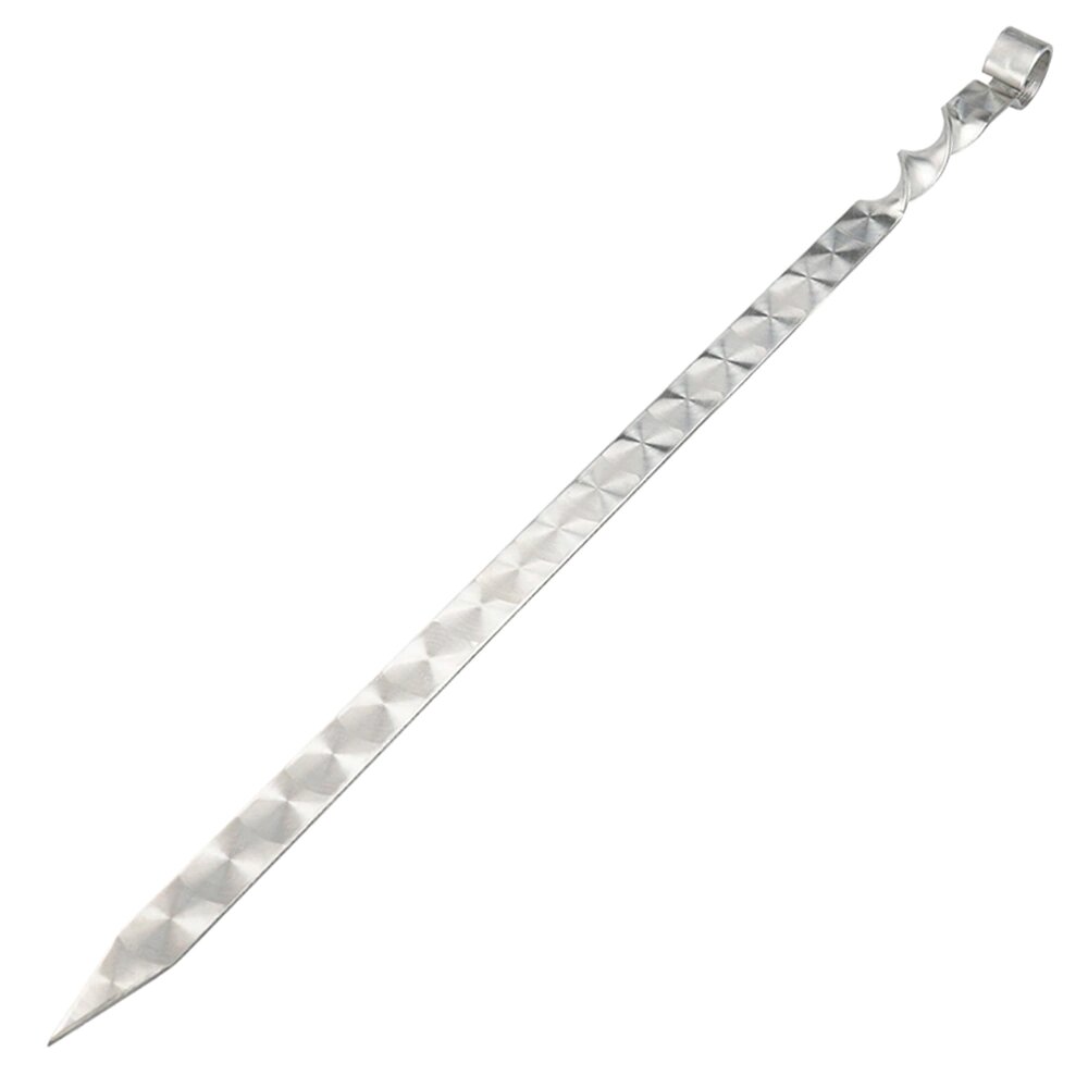 Шампур, для люля-кебаба, с металлической ручкой, нержавеющая сталь, 3 мм, 50см