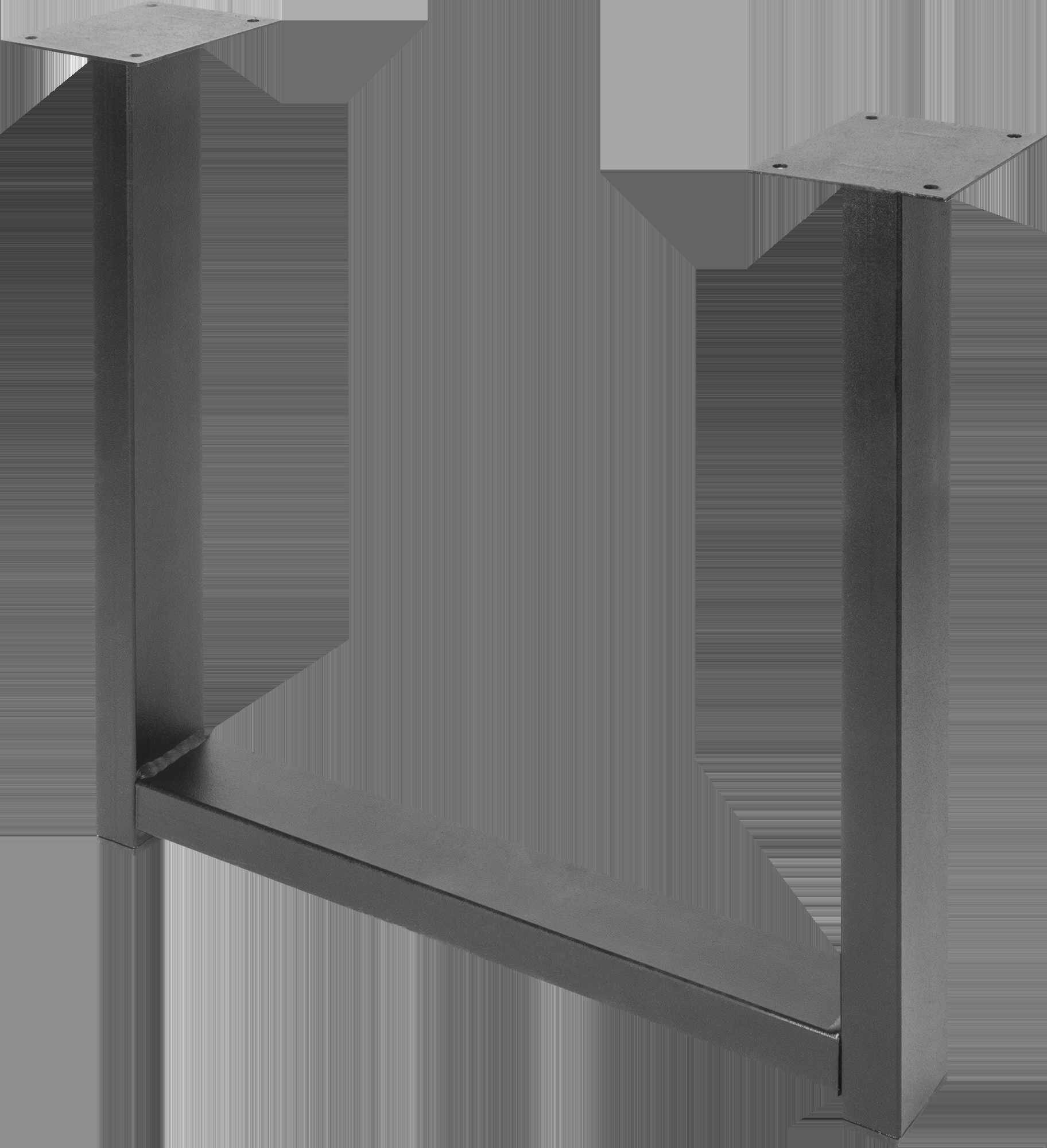 Ножка для журнального стола Лофт 400 мм, цвет черный