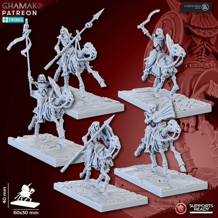 Миниатюра Tomb Kings Nomarch Cavalry
