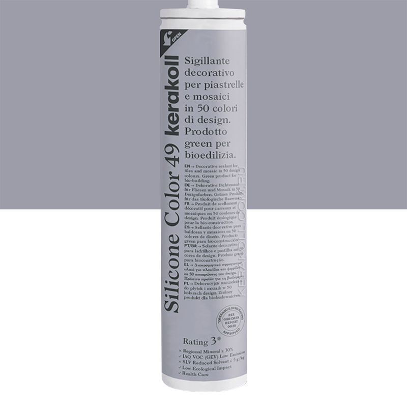 Герметик силиконовый декоративный для плитки и мозаики Kerakoll Silicone Color (310мл) 49