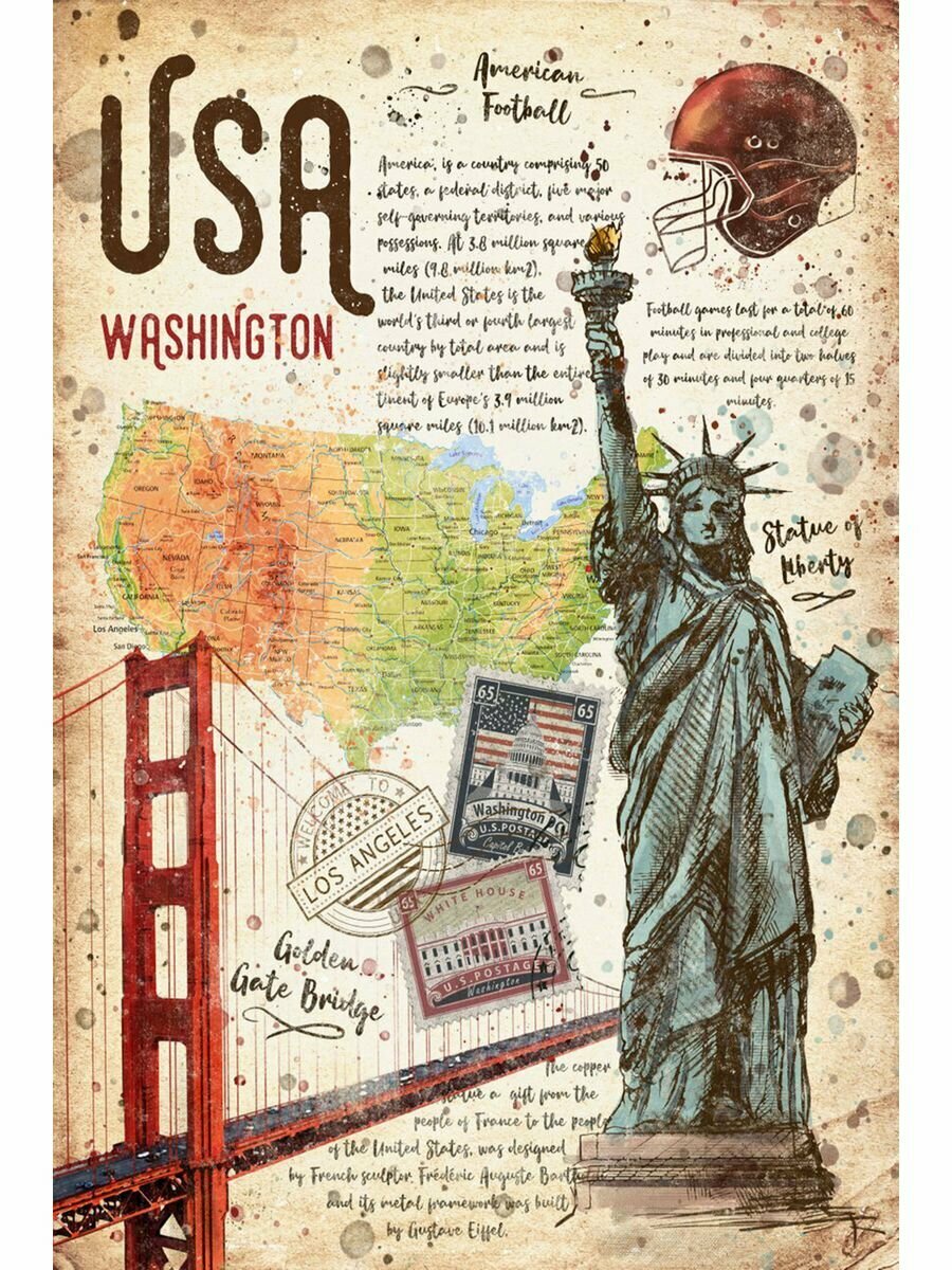 Постер "США"