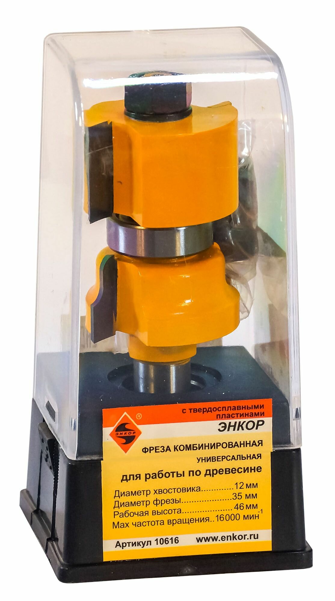 Фреза для сращивания универсальная энкор ф35х26мм хв 12мм арт. 10616