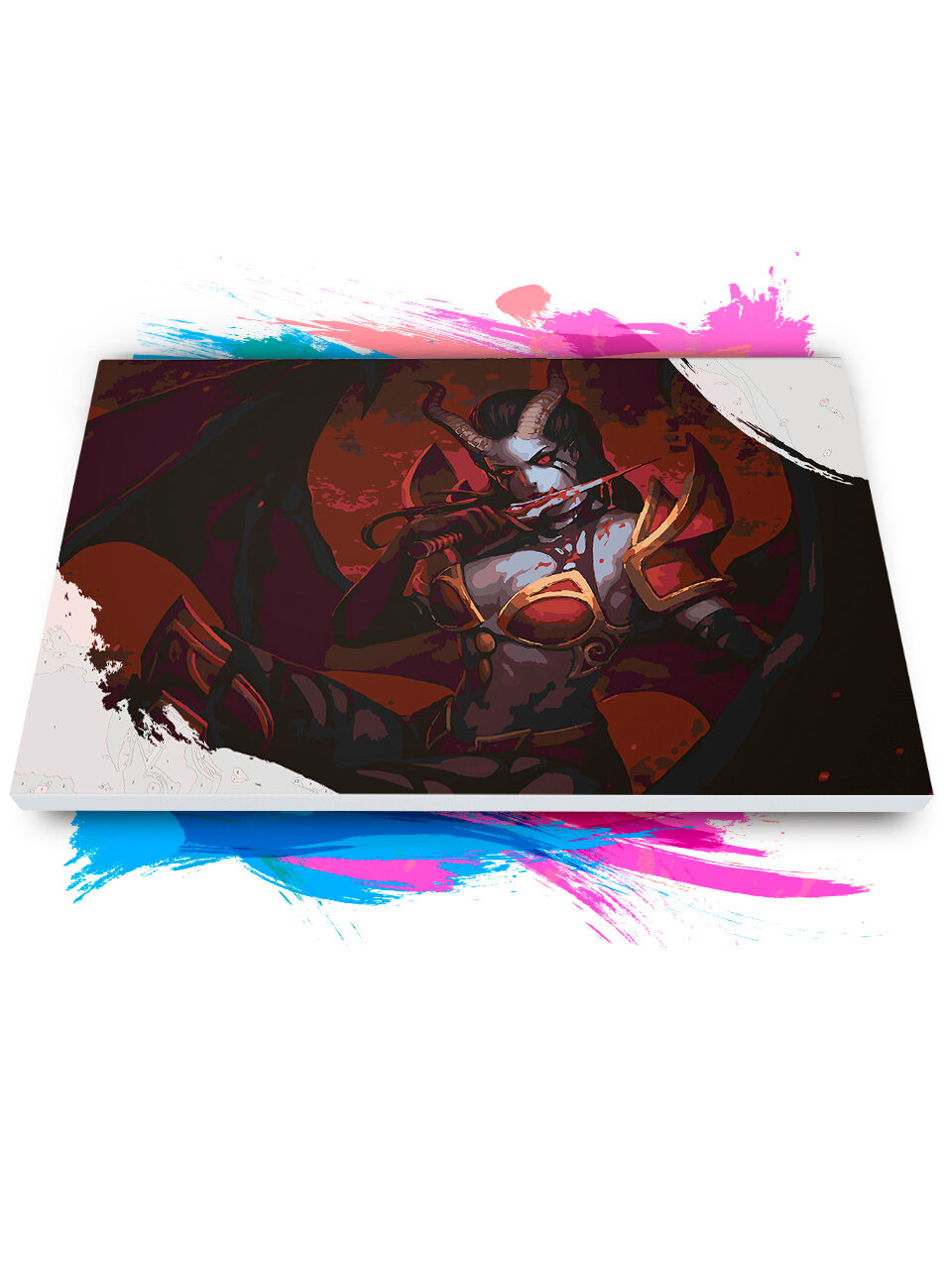 Картина по номерам на холсте Dota 2 - Queen of Pain Art 3, 60 х 90 см