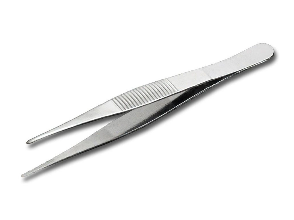 Пинцет прямой рифленый из нержавеющей стали 20 см Surgico