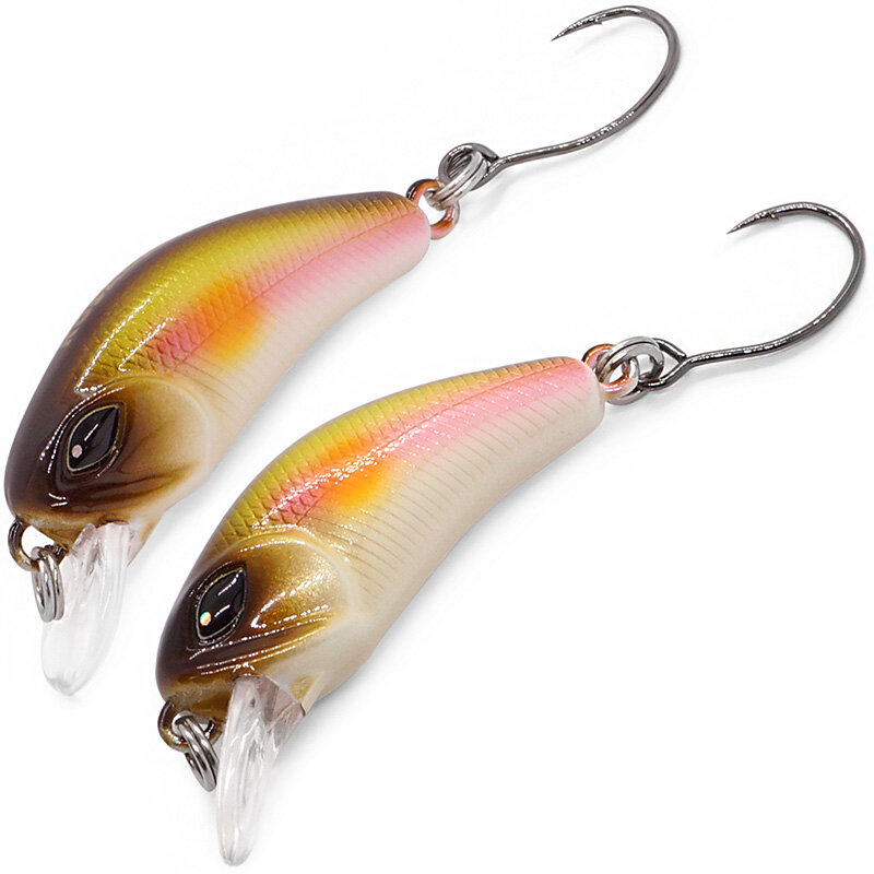 Воблер Kosadaka Dahlia 30F, плав, 30мм, 2.4г, 0.1-0.3м, цв. AY