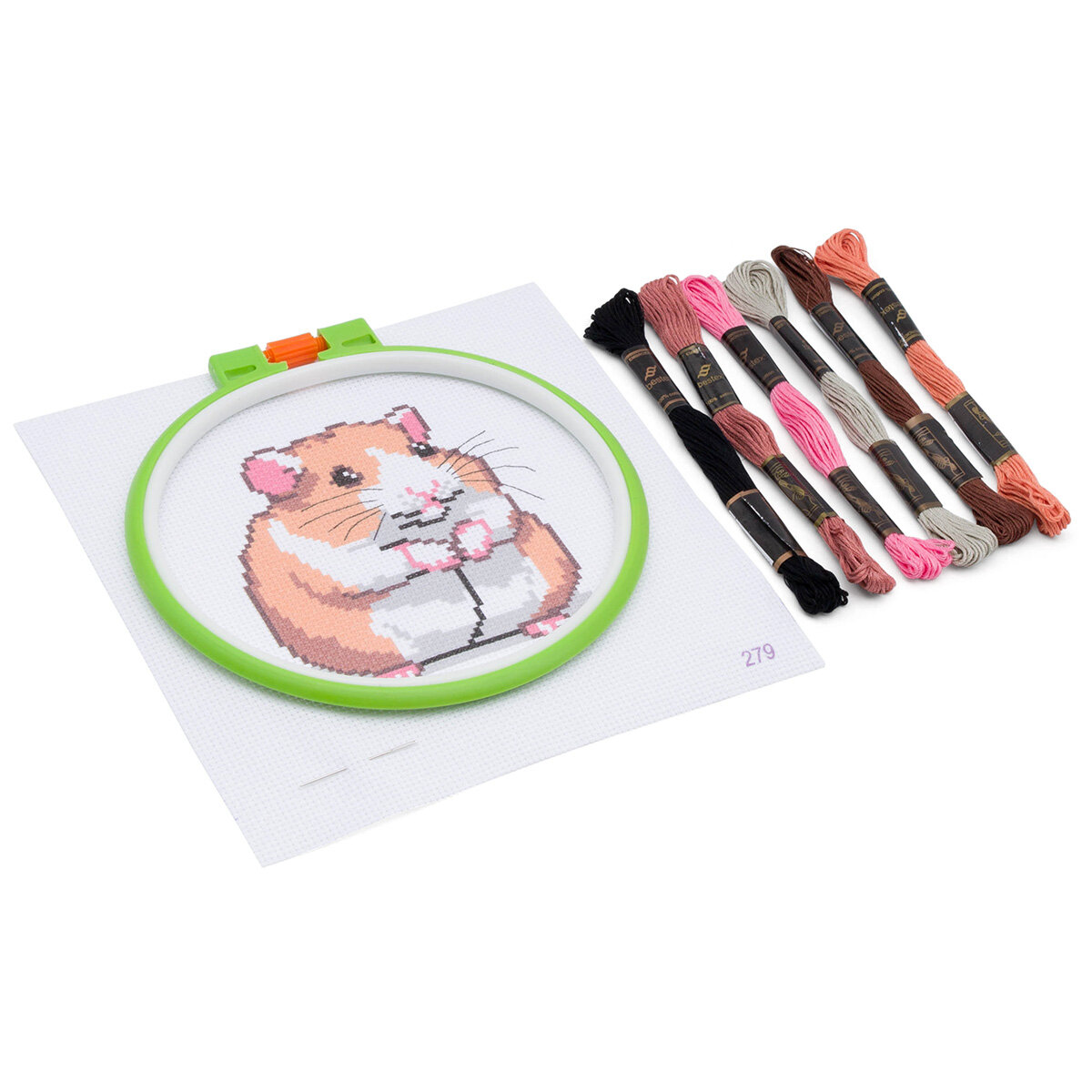 Набор для вышивания крестиком Hobby & Pro Kids 'Хома' 19*18см