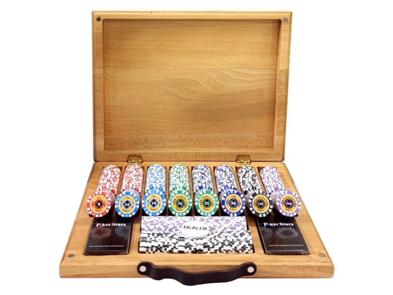 Partida Набор для покера Crown на 500 фишек в кейсе из бука, Partida