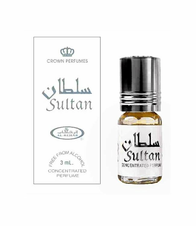 Al-Rehab Concentrated Perfume SULTAN (Мужские масляные арабские духи султан Аль-Рехаб), 3 мл.