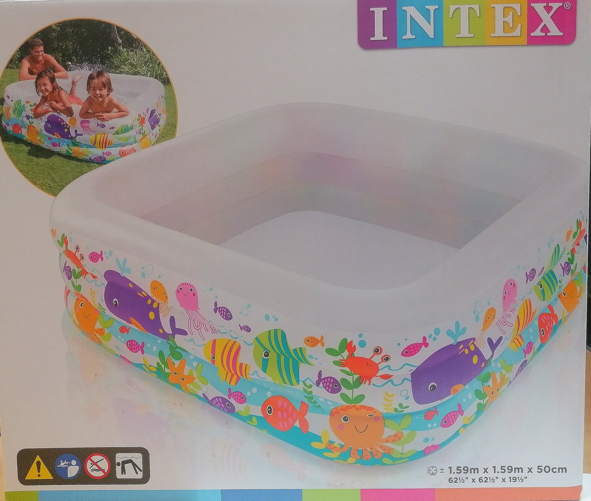 Бассейн детский Intex 57471NP (159x159x50 см)