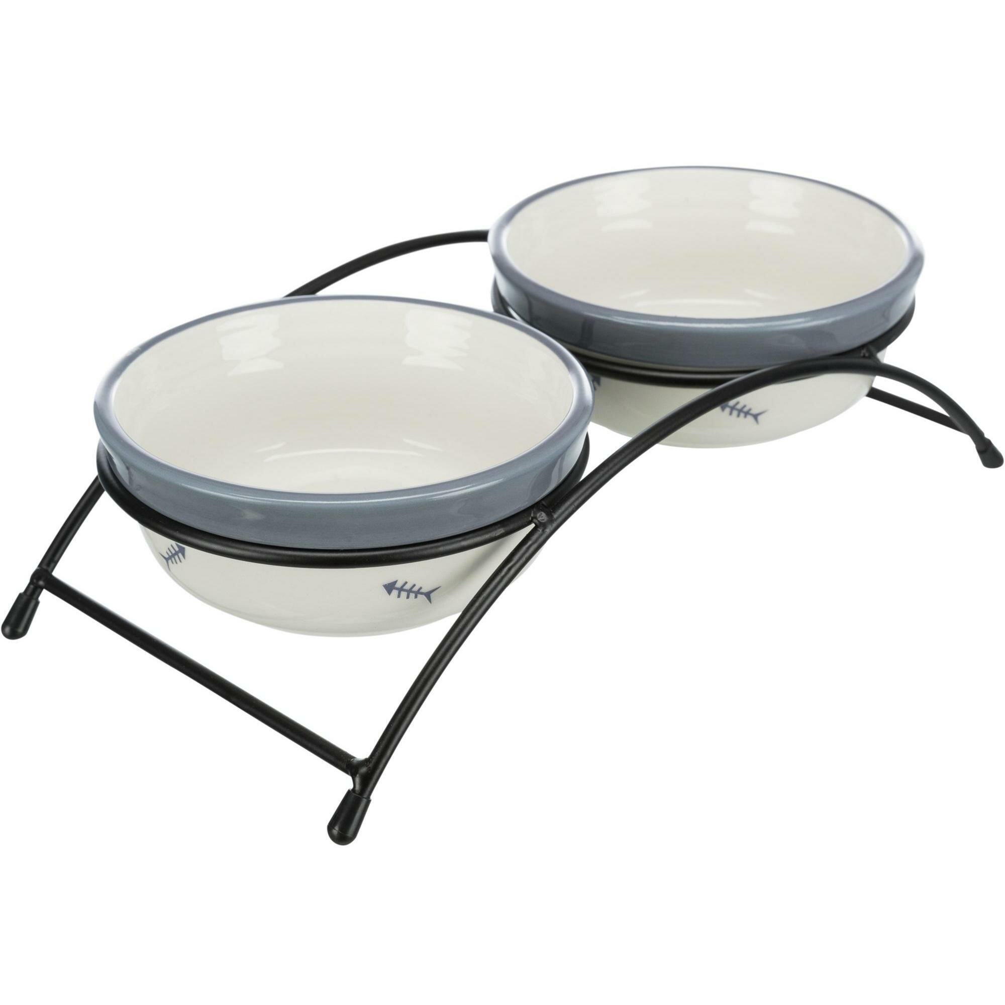 Миски керамические на подставке, 0,25 л/ 12 см, 2 шт, Trixie