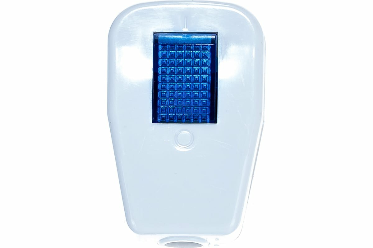 UNIVersal вилка с выключателем с/з белая 16A 250V 0056 для бытового применения