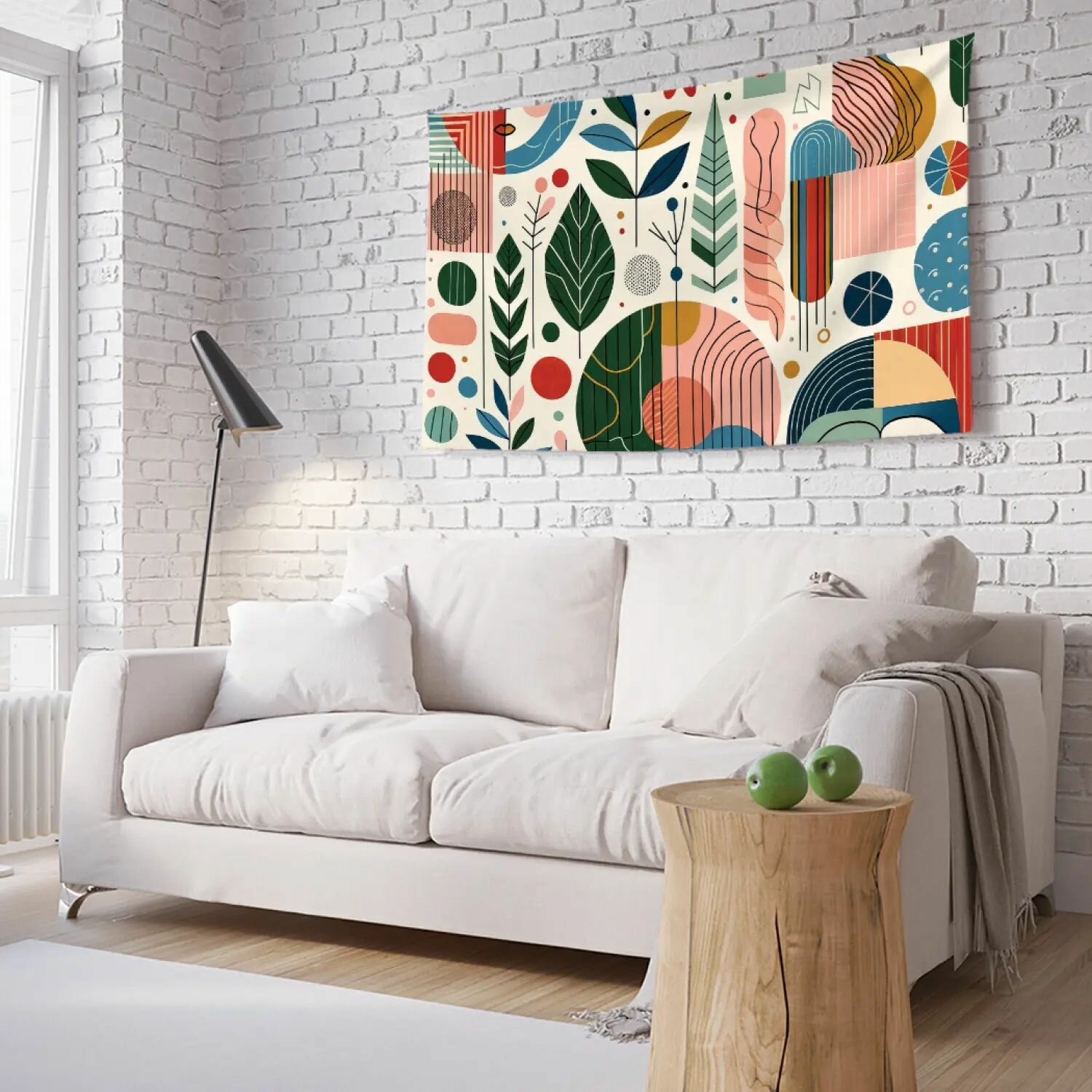 Горизонтальное фотопанно на стену JoyArty "Графические элементы", из ткани, 100х150 см