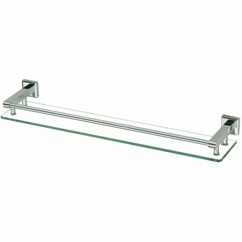 Полка Savol (Савол) прямая, стеклянная 60 см хром S-609591