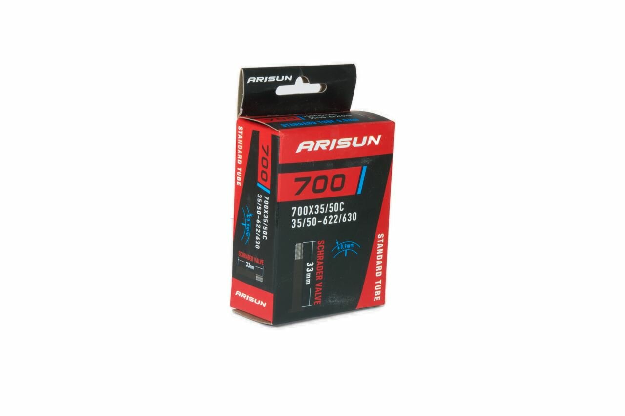 Камера ARISUN STANDARD 700x35/50C (35/50-622/630) AV 33мм бутиловая 0.9мм