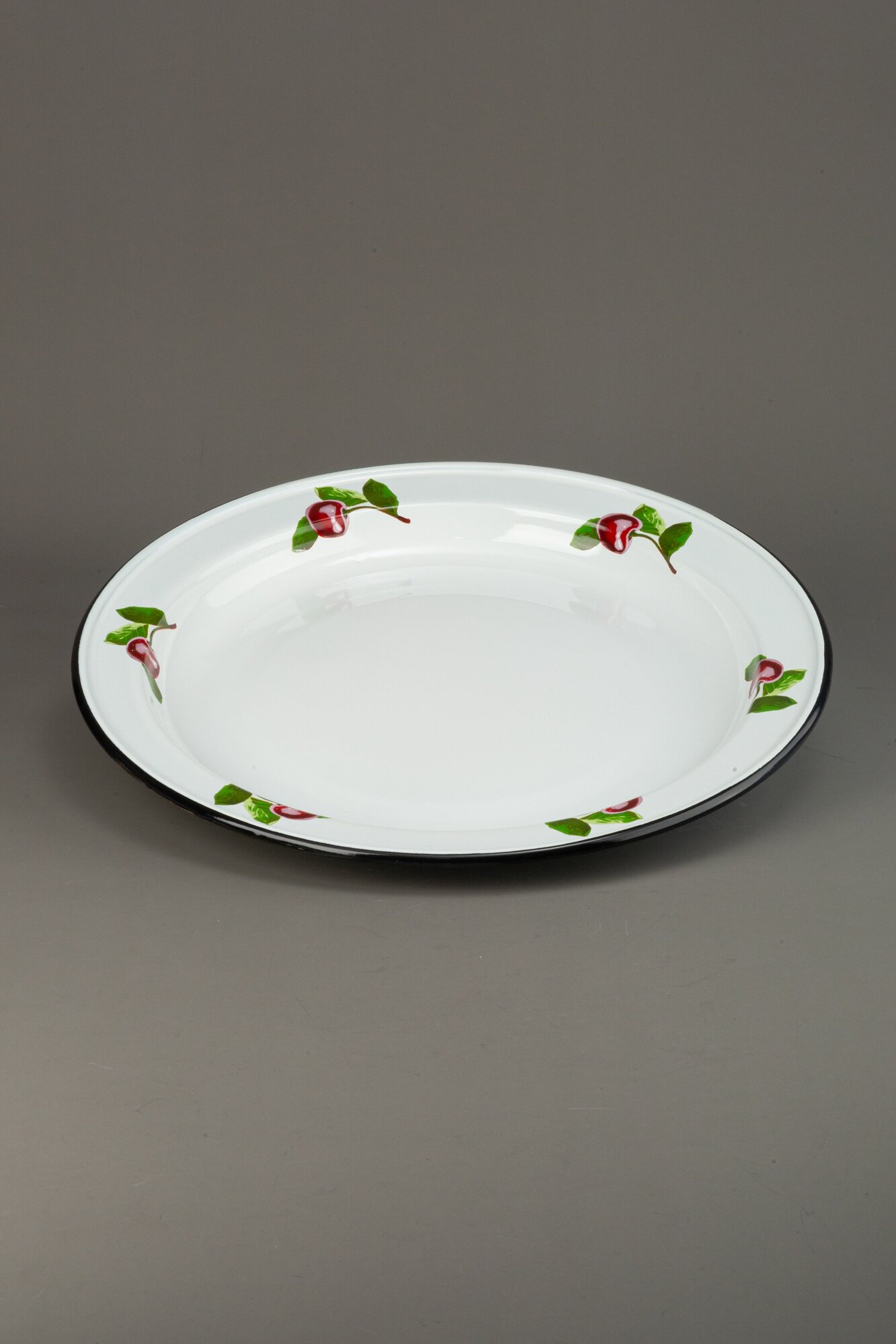 Блюдо эмалированное 2л Вишневый сад