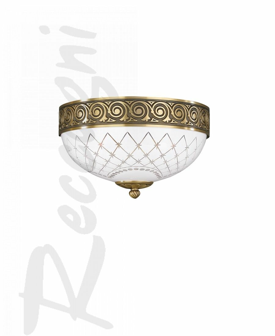 Классический потолочный светильник Reccagni Angelo PL 7012/2 Итальянское производство