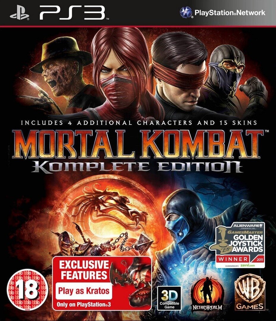Уценка! Mortal Kombat Komplete Edition (PS3) английский язык