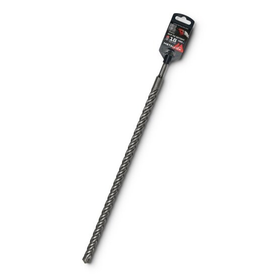 Metallica Бур по бетону SDS-plus Ultra 18 х460/400 мм, Х-напайка, 4 спирали