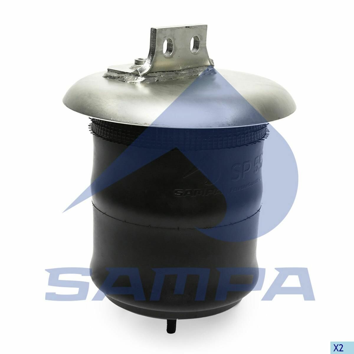 Пневморессора Iveco Stralis со стаканом (задний мост) SP 552844-K01 SAMPA