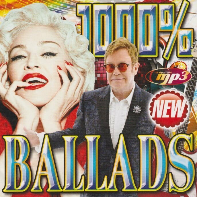 1000% Ballads (The Best) (200 Хитов) (МР3) (запись на CD-R)