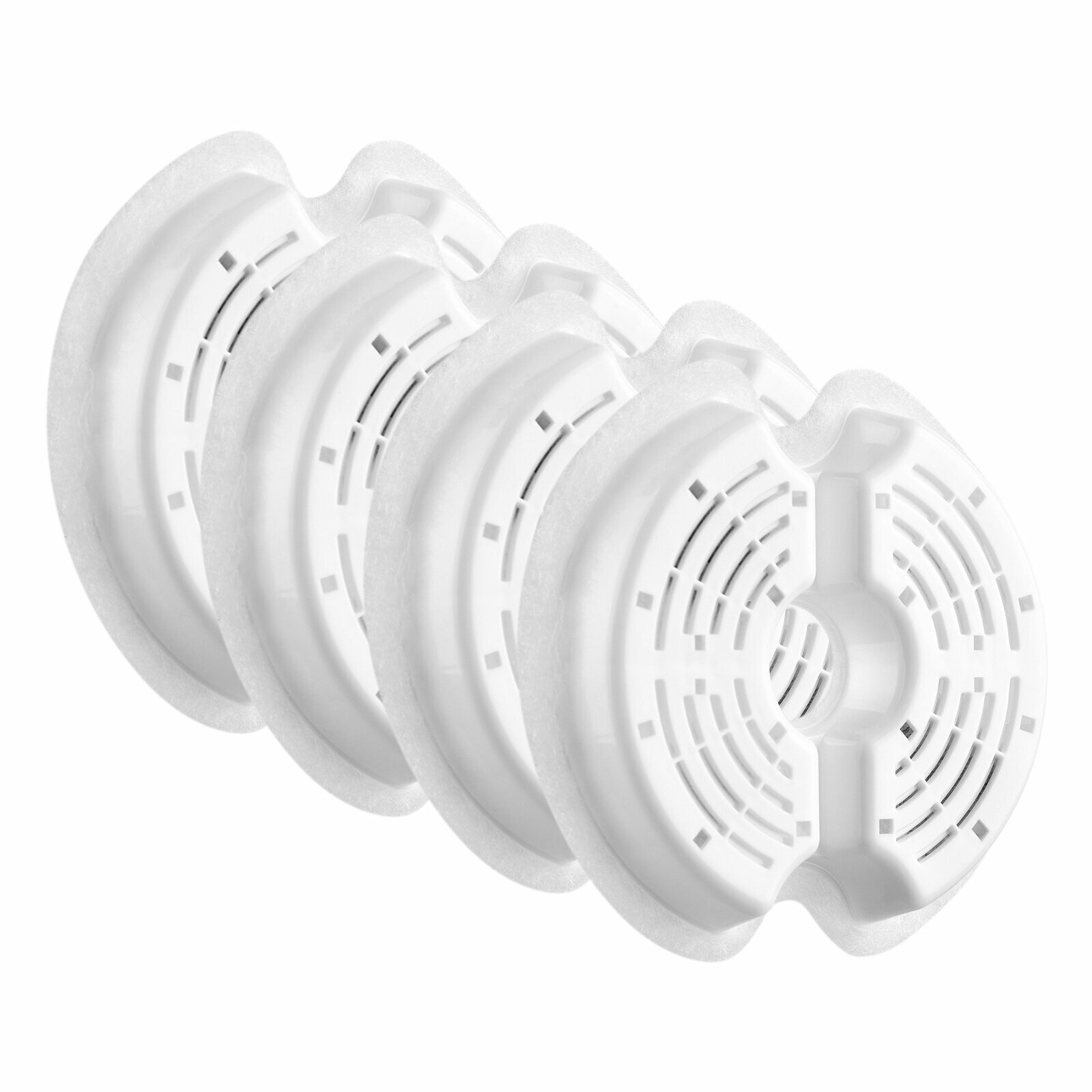 4 шт. круглый кошачий фильтр для фонтана