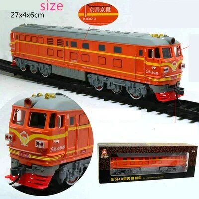 Игрушечный поезд WJDG-Model Оранжевый, Train locomotive