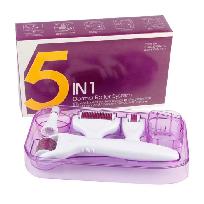 Мезороллер hello face DRS 5 в 1 0,25 мм DRS 5 in 1 Purple