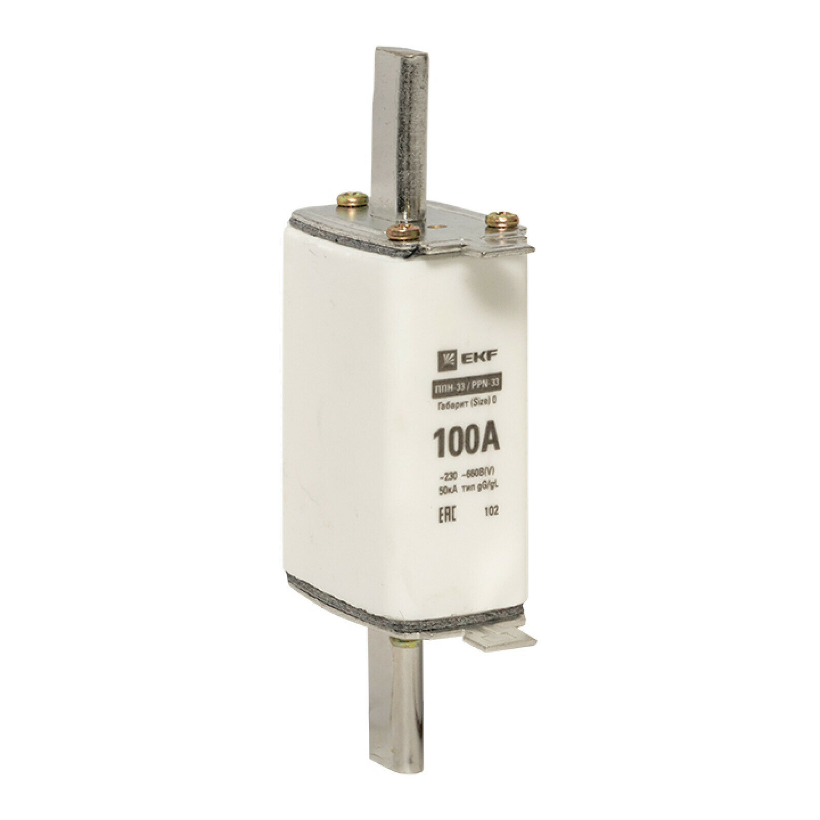 Плавкая вставка ППН-33 160/100А габарит 0 EKF - 1 шт