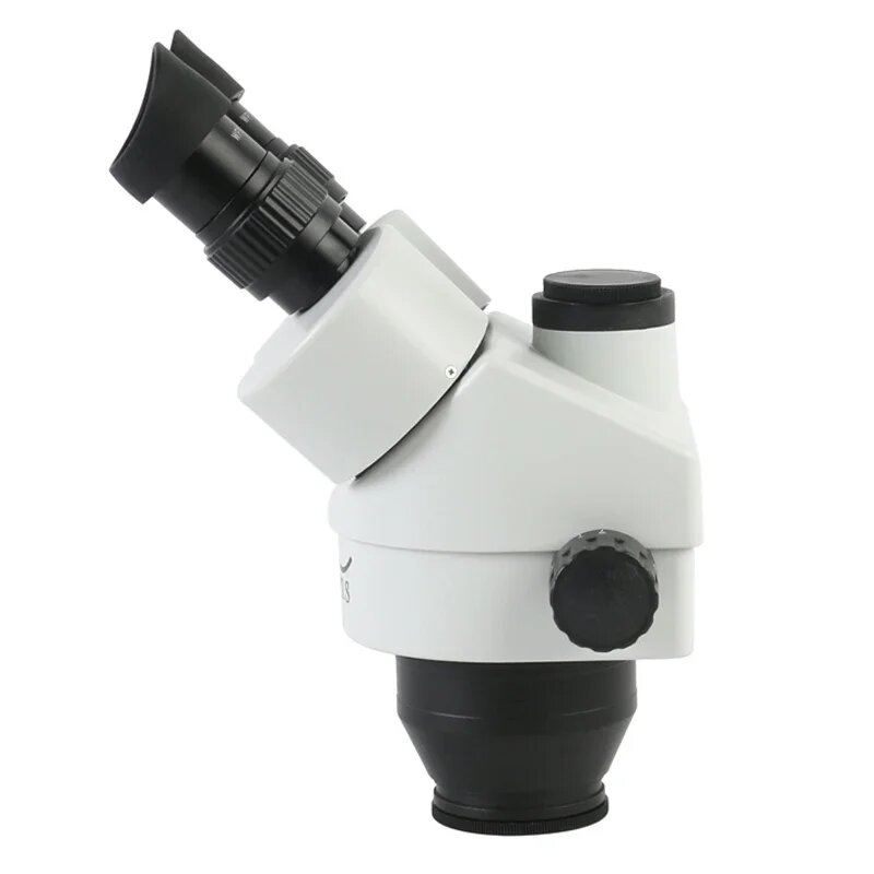 Eakins 7-45X Trinocular Stereo Microscope Head White, 7-45x