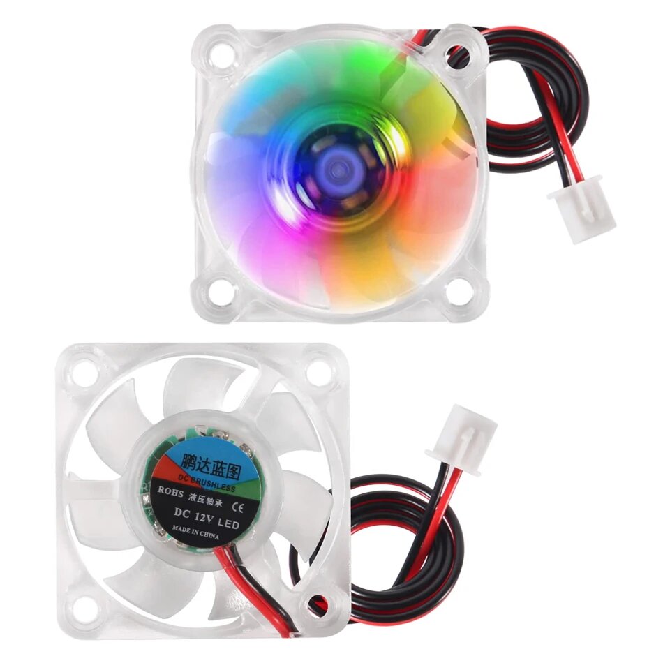 AOKIN 4010 вентилятор для 3D-принтера RGB 12В 1pcs 12V