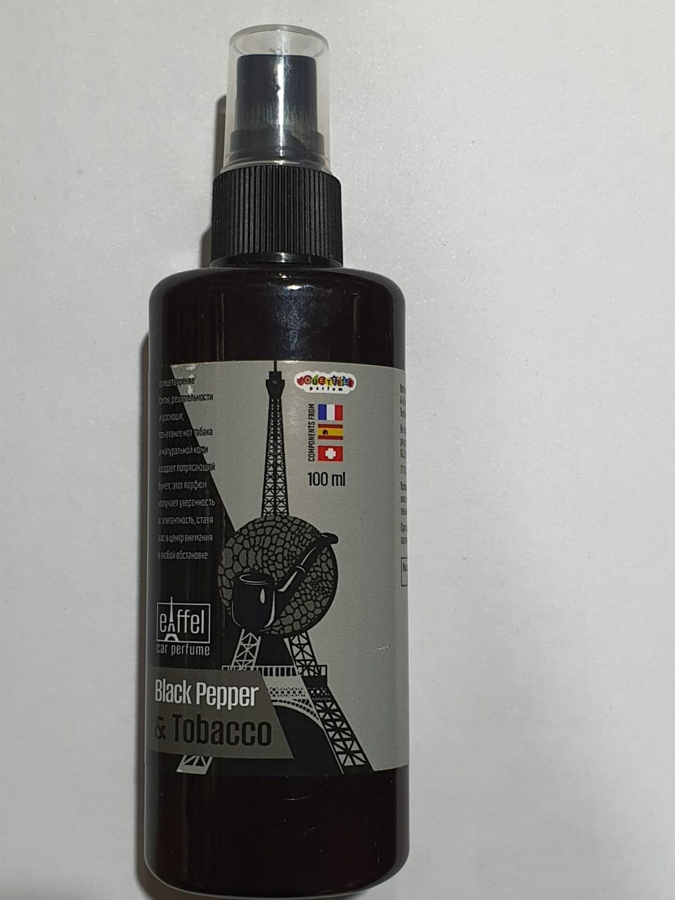 Ароматизатор воздуха EF-07"Black Pepper and Tobacco" серии "Eiffel Tobacco"-100 мл. EF-07