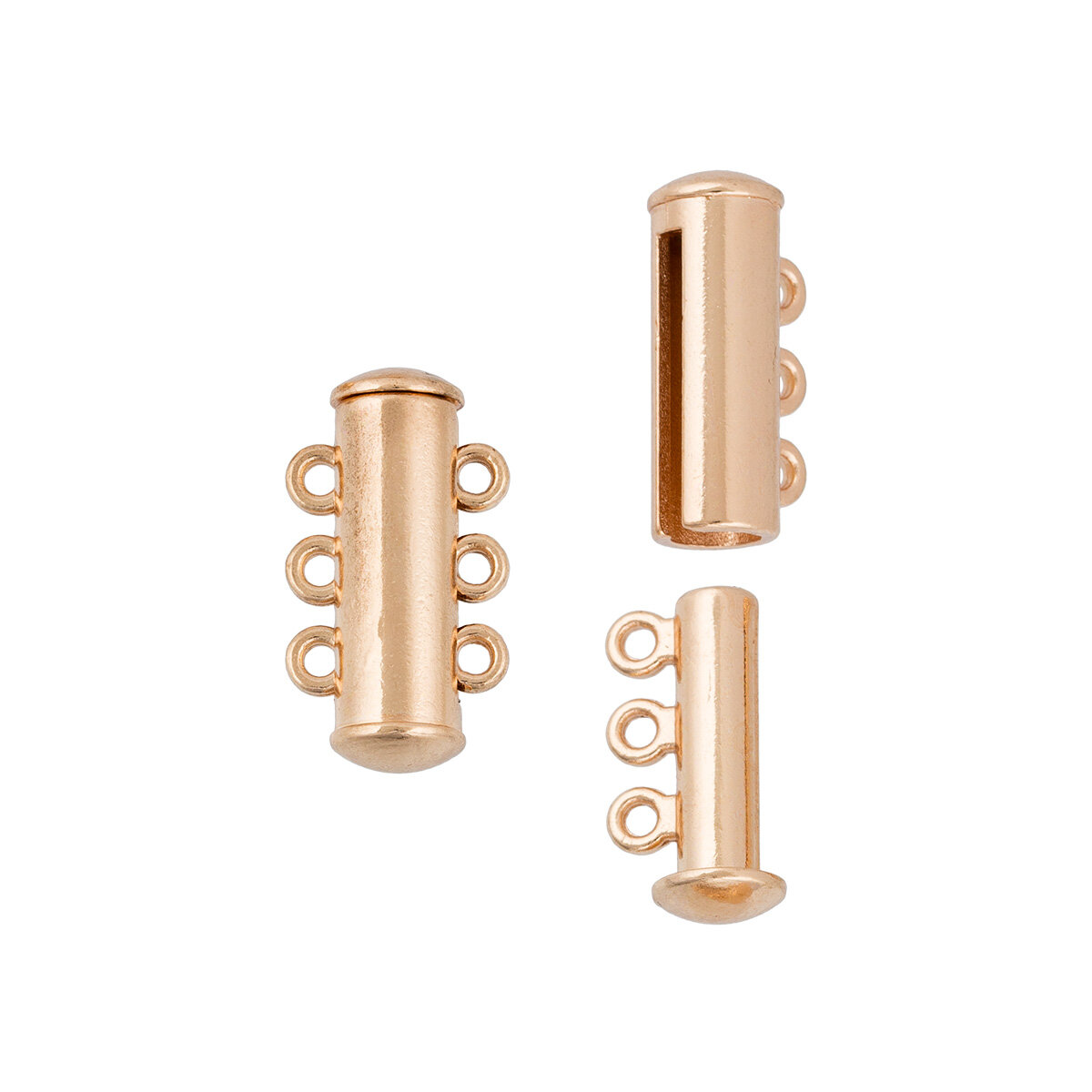 Замок-слайдер магнитный FMK-M07 10 х 20 мм 2 шт 02 под золото