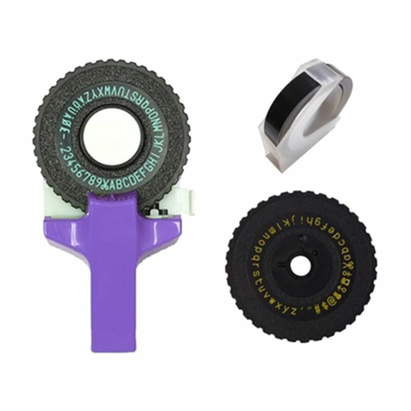 Принтер для этикеток Motex E101 + 2 колеса, ручная печать, dymo, 3D-тиснение, ручная лента, пишущая машинка, надпись Mac