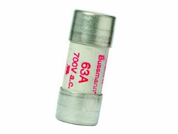 Предохранитель (плавкая вставка) BUSSMANN FWP-63A22F быстродействующий с характеристикой AR, 63А, 700В AC-500В DC, 22x58 мм