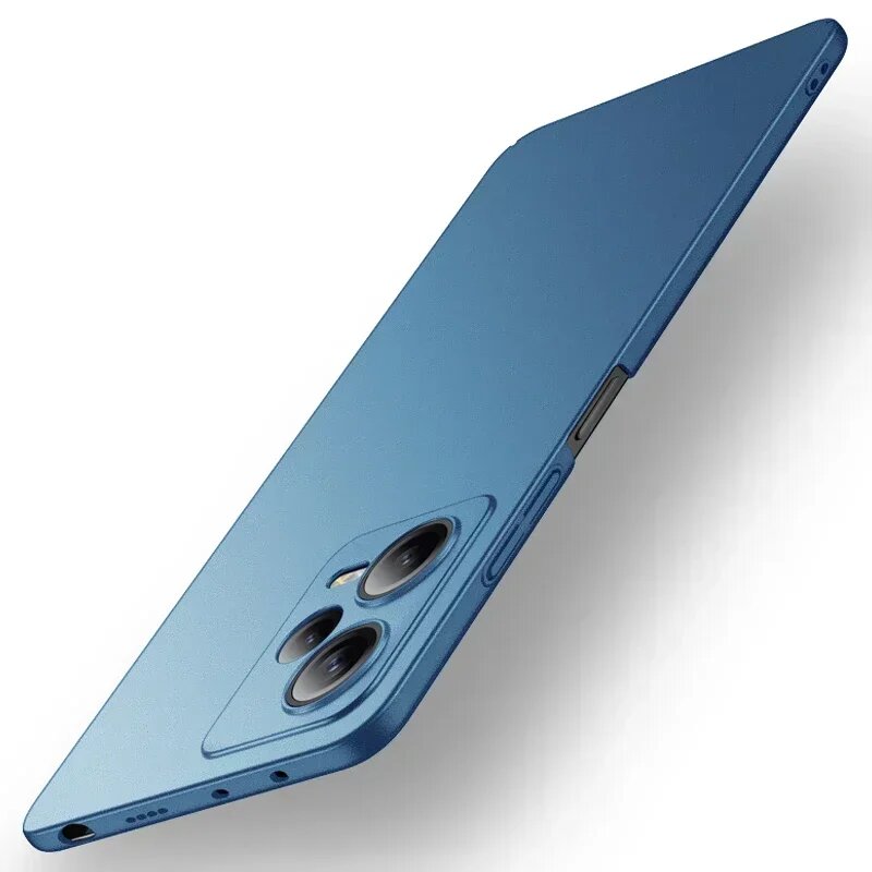 Голубой чехол для Xiaomi Redmi Note 12S, Cyan, матовый