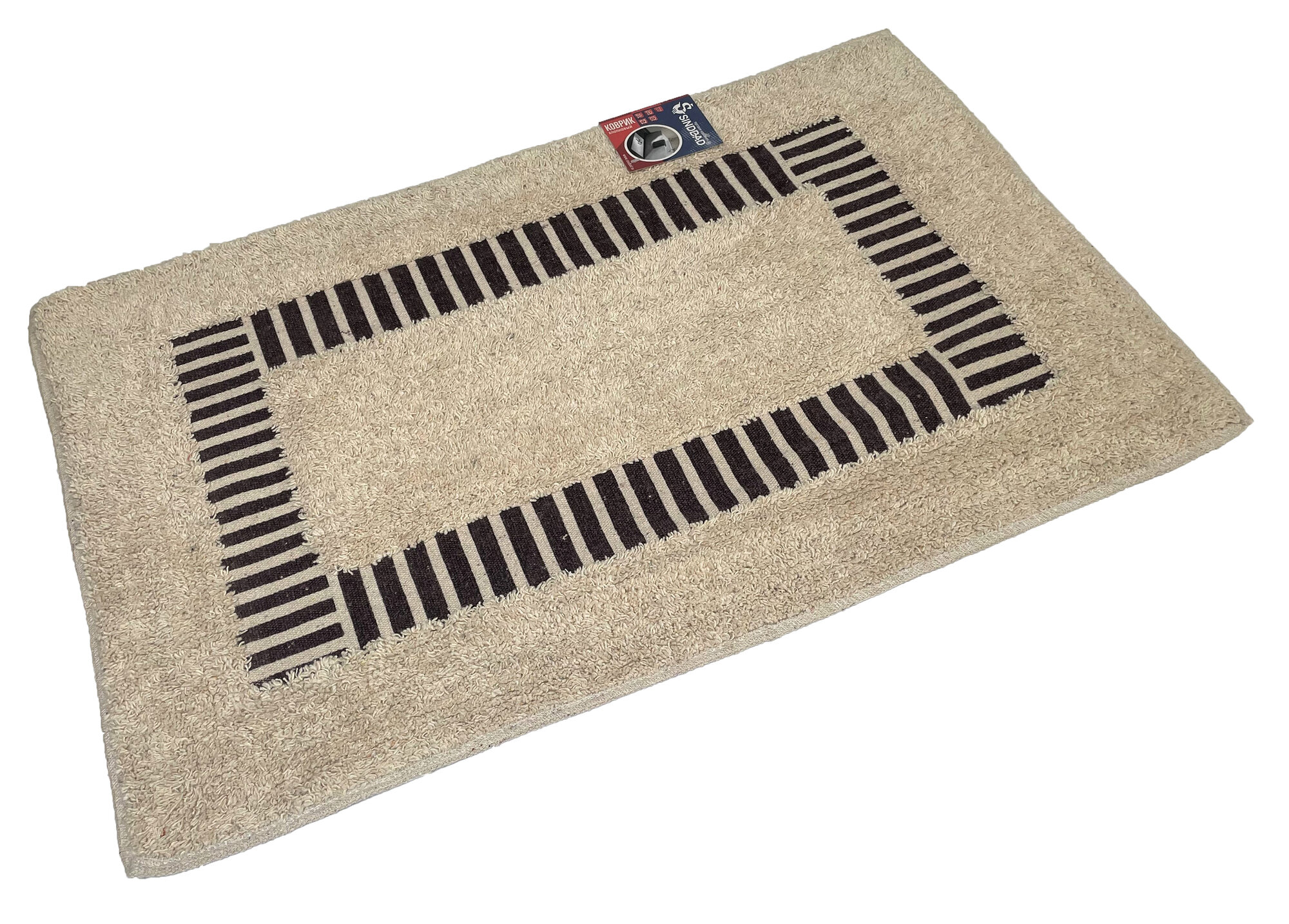 Коврик д/ванной СБ 50*80см хлопк кор. узор Арт.800-6