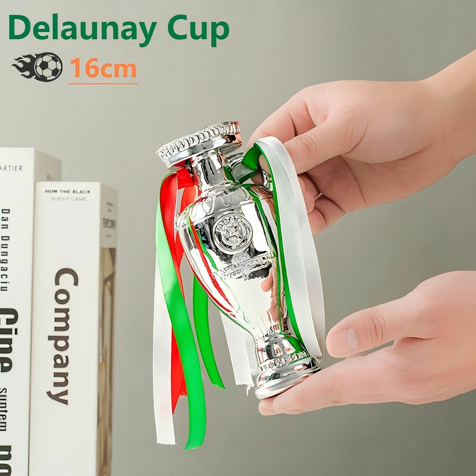 16cm/Кубок европейских чемпионов/футбольный трофей 2025 года, изготовлен вручную из смолы